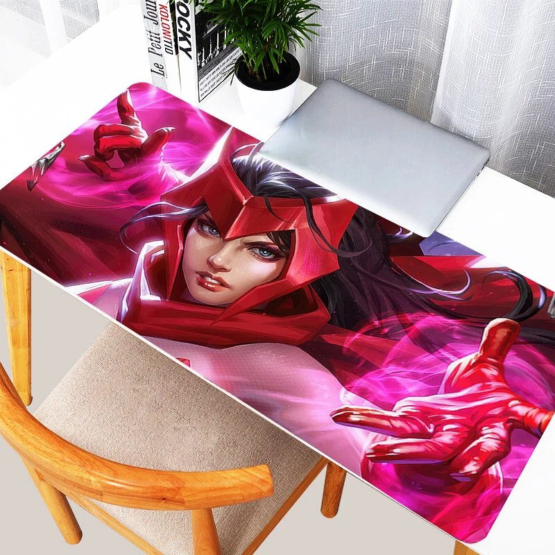Marvel-Hero-Scarlet-Witch-Mouse-Pad-Large-Pink-Anime-Desk-Mat-PC-Gamer ...