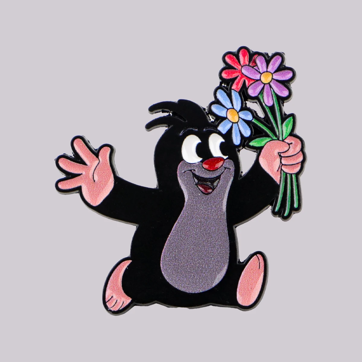 Funny Little Mole Enamel Pin Cute Animal Brooch Pines Lapel Pins Badge ...