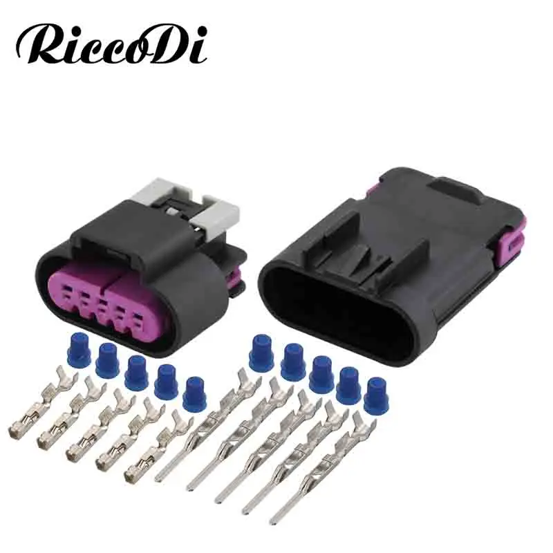 1-20Sets 5 Pin/Way GT 150 Sealed Female Male Air Flow Meter Connector ...