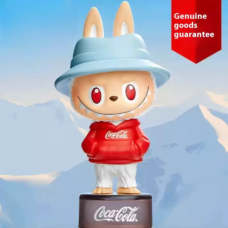 Labubu coca cola pop mart Coca Cola plush Series Blind Box Vinyl Face ...