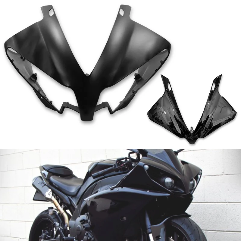 YZF-R1 Motorcycle Carbon Fiber Front Upper Full Headlight Panels ...