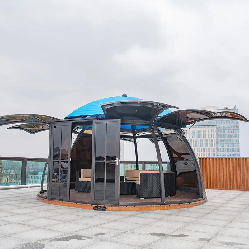 1Sun-room-round-pavilion-villa-courtyard-garden-house-farmhouse-scenic ...