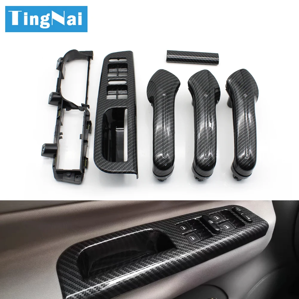 LHD-Car-Front-Rear-Left-Right-Door-Pull-Grab-Handle-Cover-Panel-Trim ...