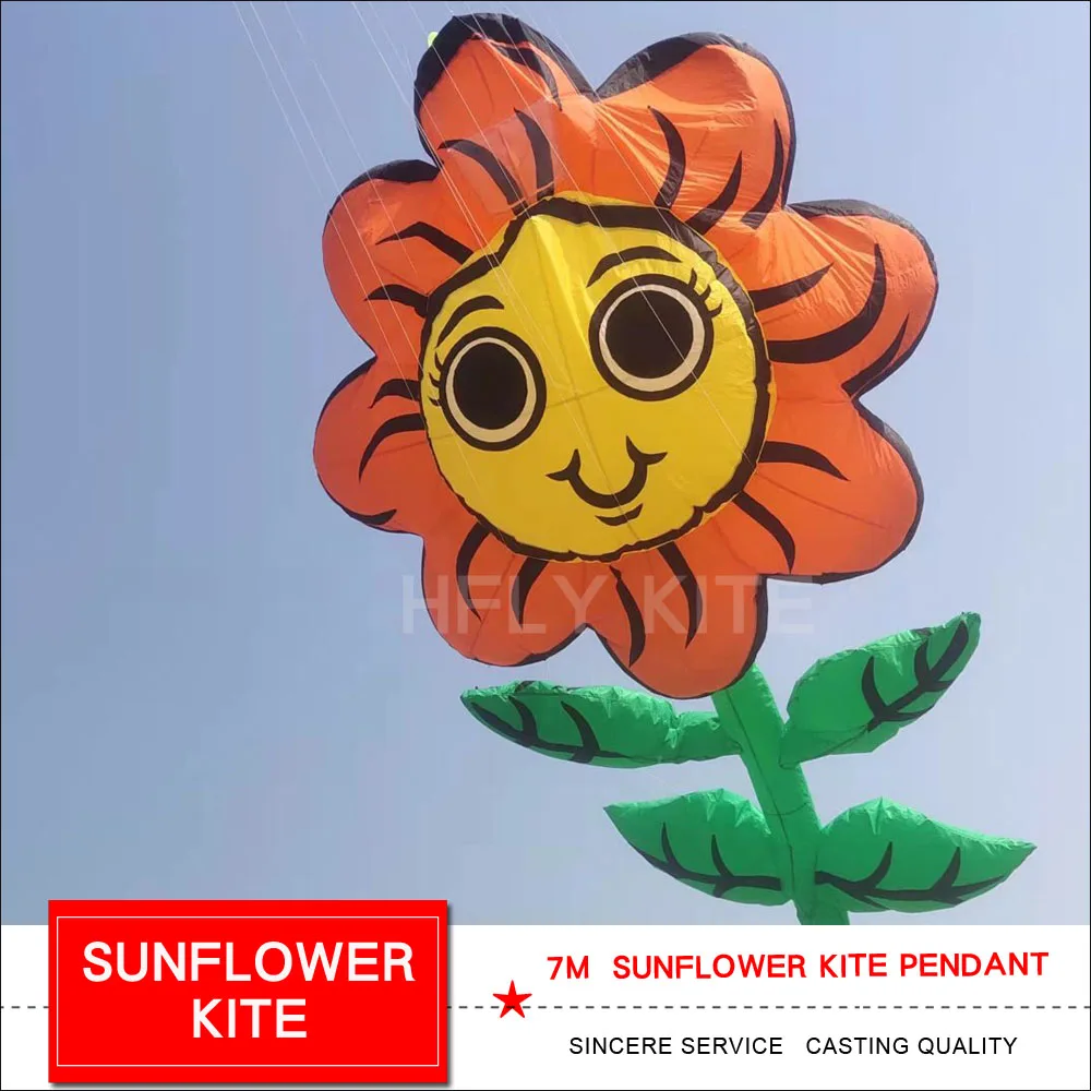 New-Arrival-Sunflower-Kite-Pendant-for-Adults-7m-Large-Soft-Inflatable ...
