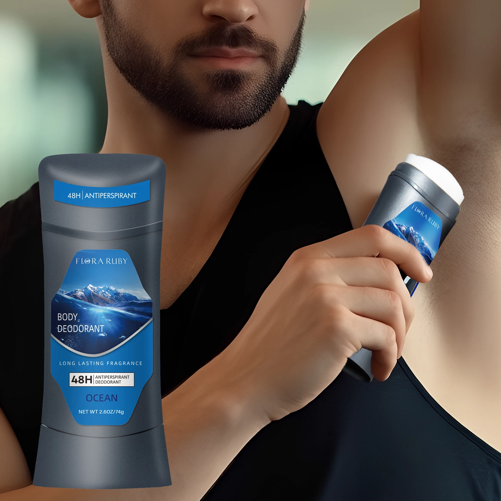Men Full Body Deodorant Cream 72 Hours Long-Lasting Odor Control ...