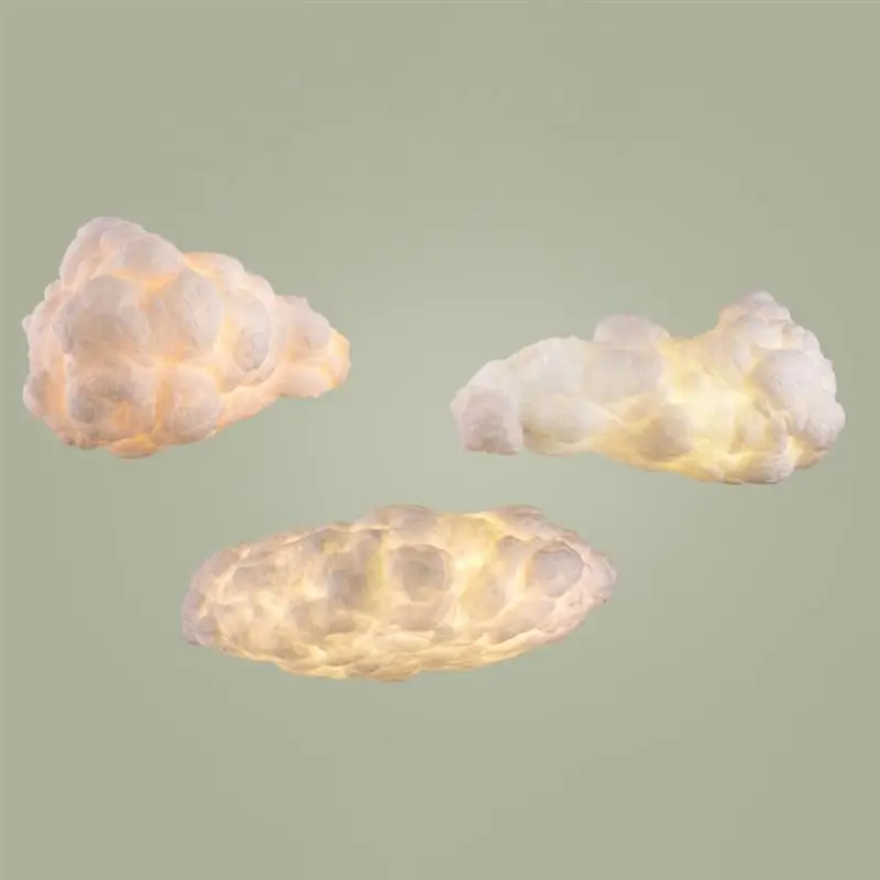Lámpara colgante LED creativa en forma de nube, luz de techo decorativa ...