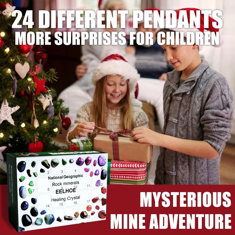 Christmas-Advent-Countdown-Calendar-Blind-Box-24-Grids-Rock-Mineral ...