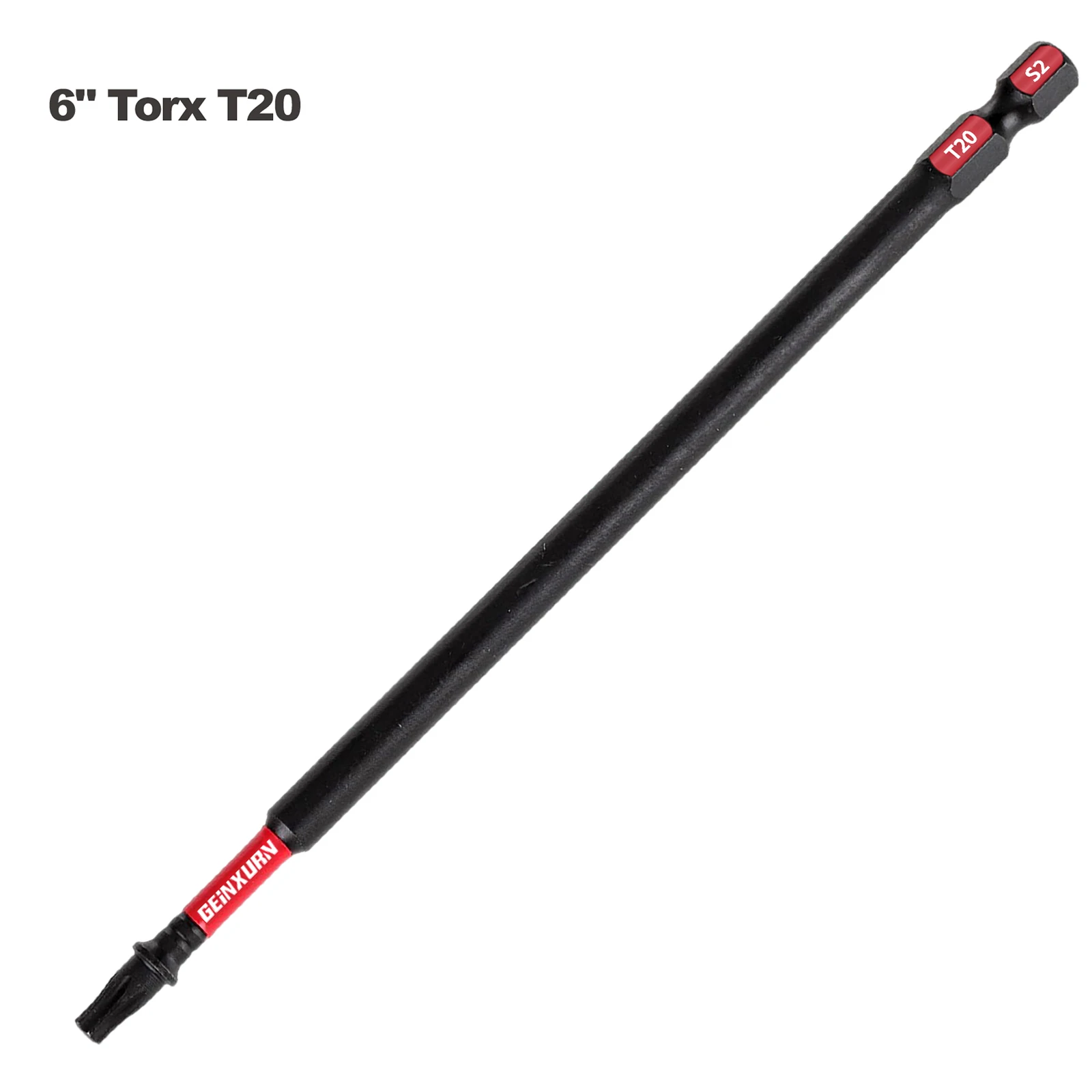 GEINXURN Impact Tough #20 Torx 6 in. Insert Driver Bits,Magnetic T20 ...