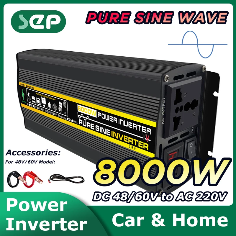 Onduleur-solaire-onde-sinuso-dale-pure-affichage-un-chiffre-8000W-12V ...