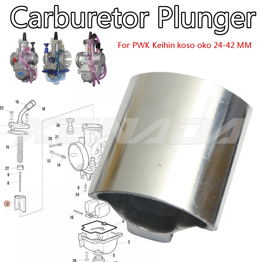 Motorcycle-Flatslide-Carburetor-Carb-Plunger-Piston-Slide-valve-For-PWK ...