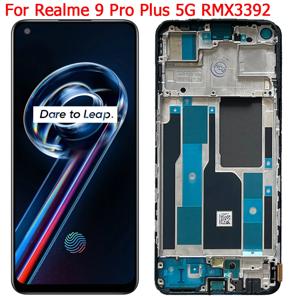 For-Realme-9-Pro-Plus-Display-LCD-Screen-With-Frame-6-4-Realme-9Pro-5G ...