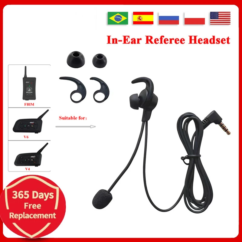 Goref Hifi-r Full Duplex Football Soccer Referee In-ear Earphones ...