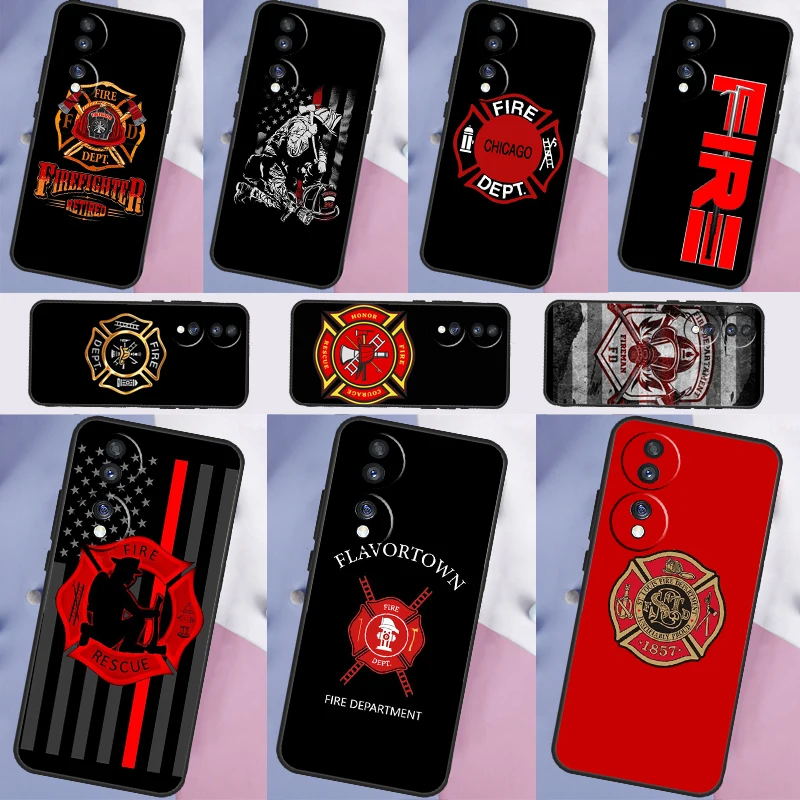 Huawei P30 Pro Case Firefighter | Case Huawei P20 Pro Fireman - Case ...