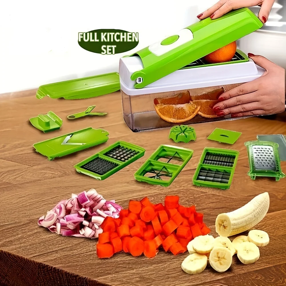 12-in-1-Vegetable-chopper-with-container-multifunctional-vegetable ...