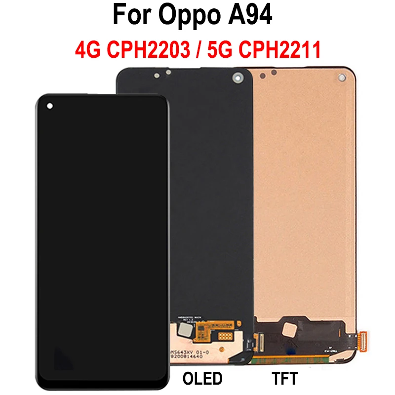 Display-For-Oppo-A94-4G-CPH2203-A94-5G-CPH2211-LCD-Display-Touch-Screen-Digitizer-Assembly ...