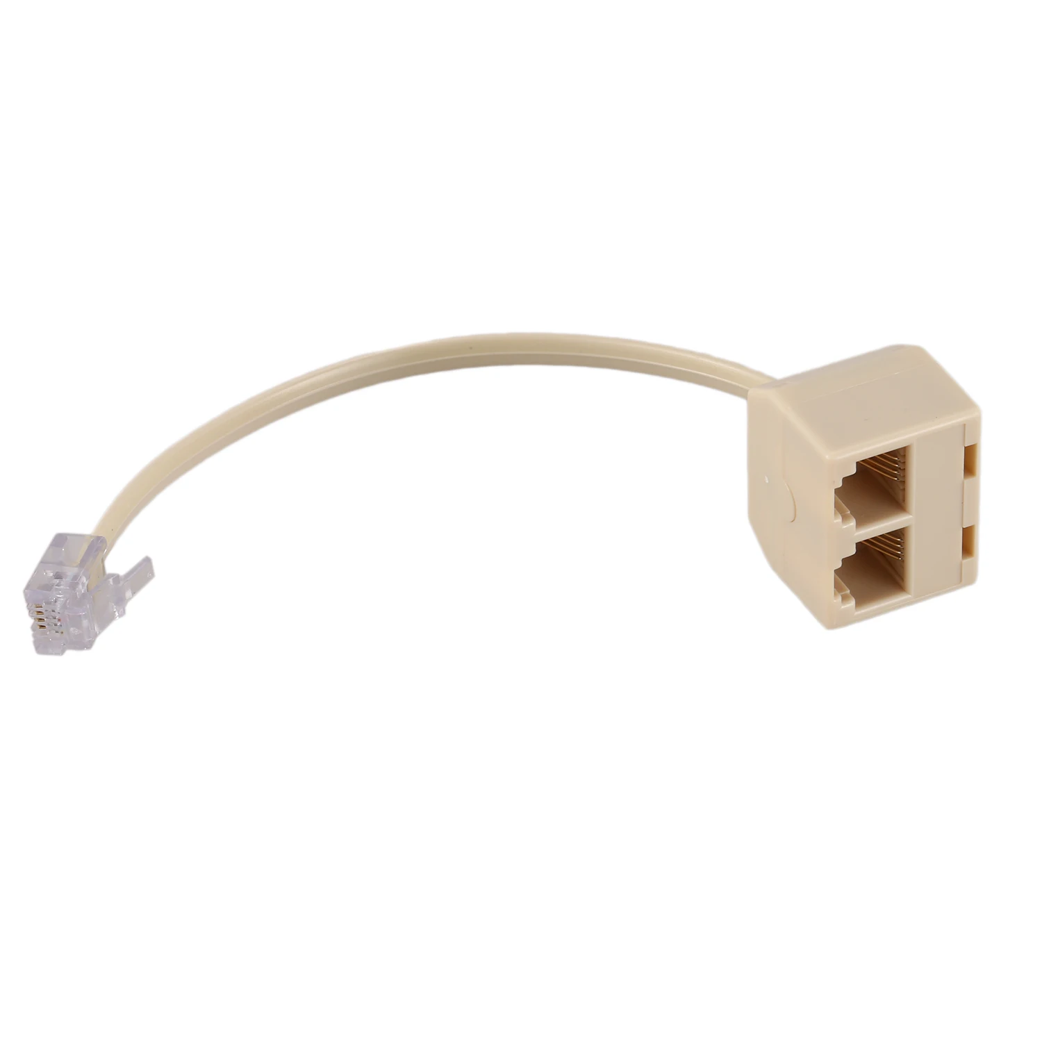 Telephone Adapter RJ11 Telephone Splitter - Dual Female To Male 4 Pin ...