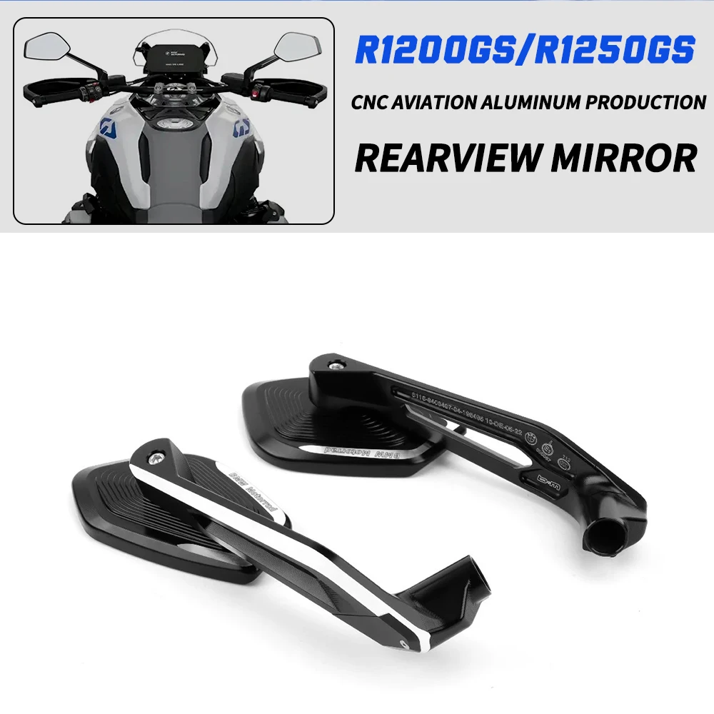Aluminum Side Rearview Mirror For BMW R1250GS LC R1200GS F900R G310GS ...