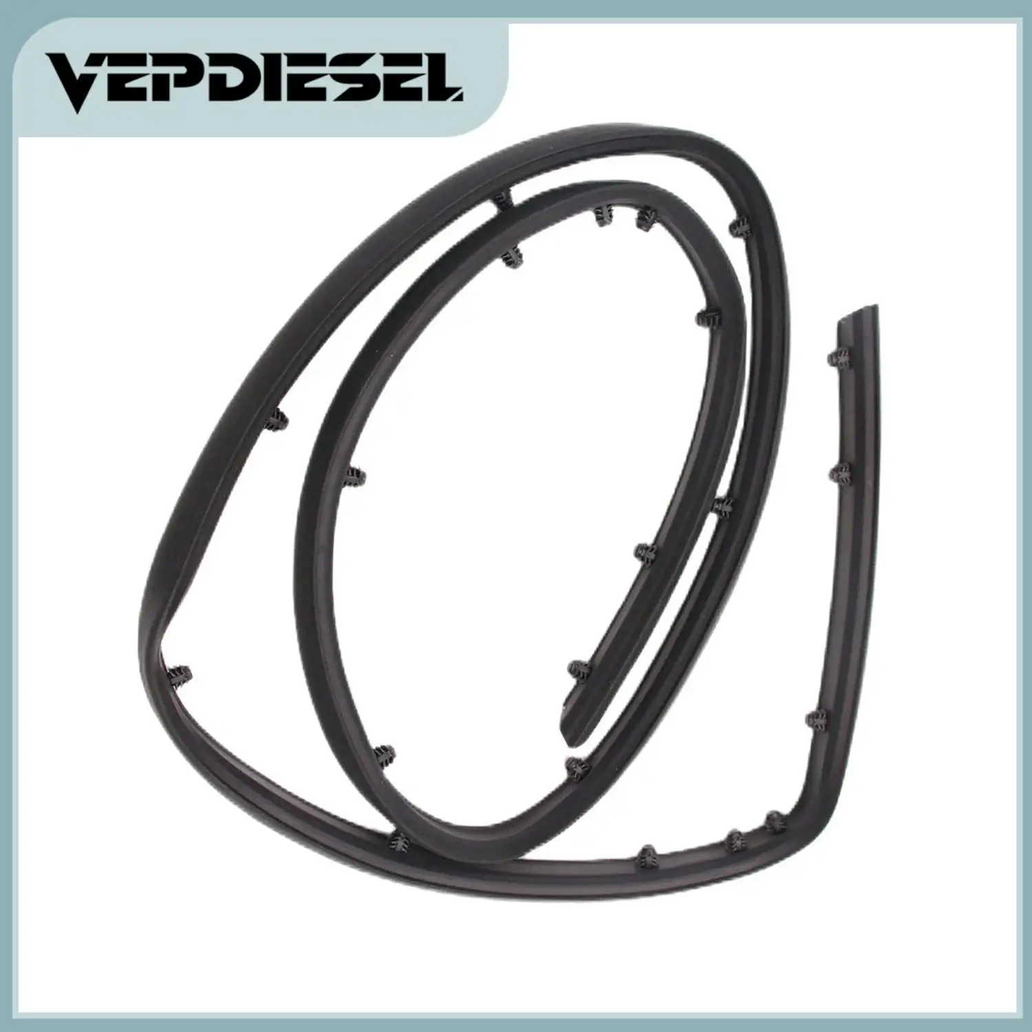 1x-Front-Bumper-Shield-Rubber-Seal-Strip-Trim-For-Hyundai-Accent-Sedan ...