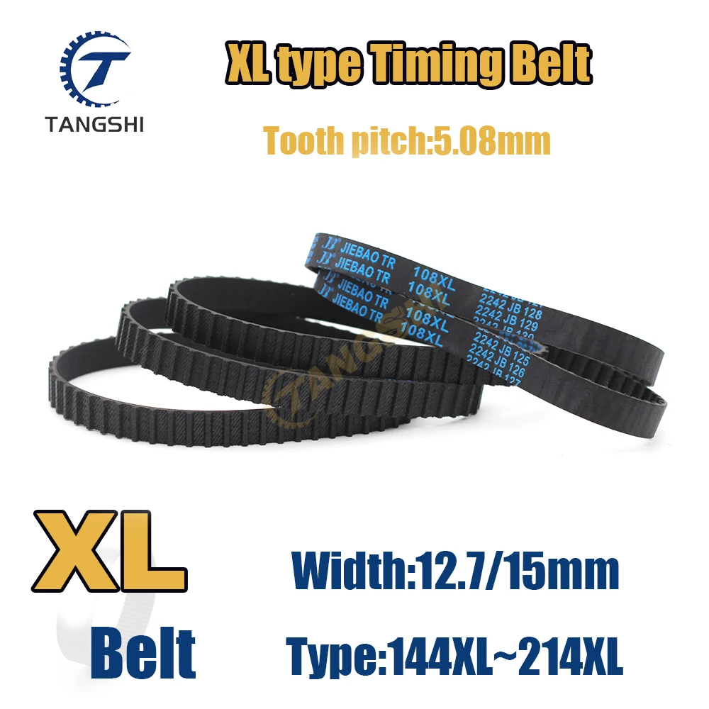 XL Rubber Closed Loop Timing Belt Width12.7/15mm Type:144 146 148 150 ...