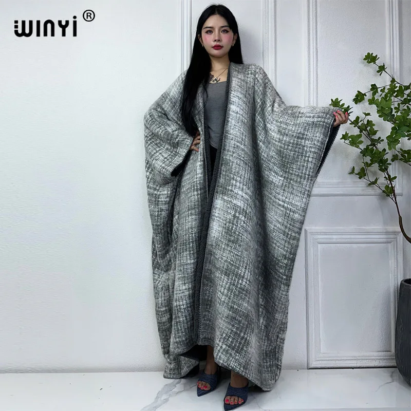 WINYI-Winter-cloak-High-Quality-poncho-OverCoat-Thickened-long-down ...