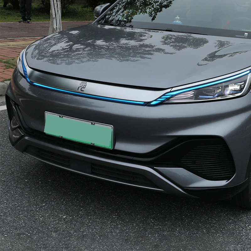 For BYD Atto 3 Accessories 2022 2023 Car Stickers Hood Light Eyebrow ...