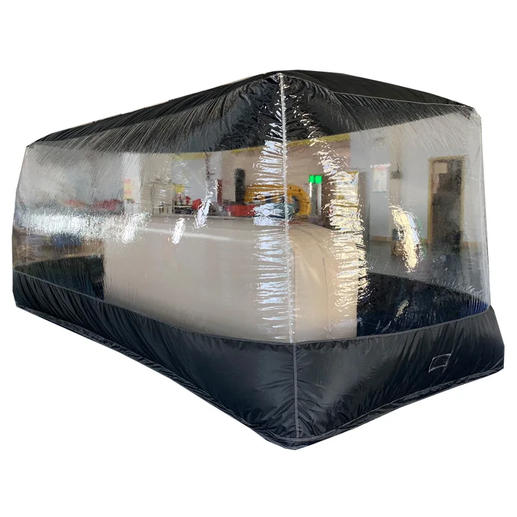 Easy set up car protect storage bubble tent inflatable car cover / PVC ...