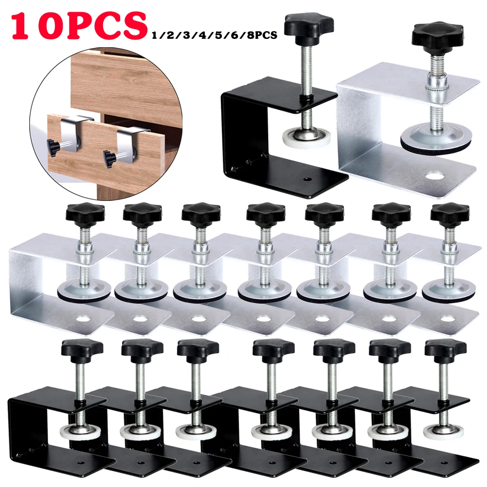 1-10pcs-set-Steel-Drawer-Front-Installation-Clamps-Woodworking-Jig ...