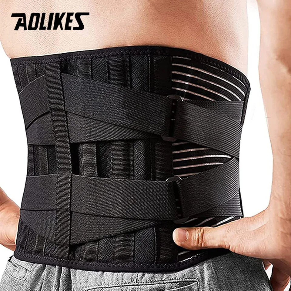 AOLIKES-Breathable-Waist-Braces-Back-Support-Belt-Anti-skid-Lumbar ...