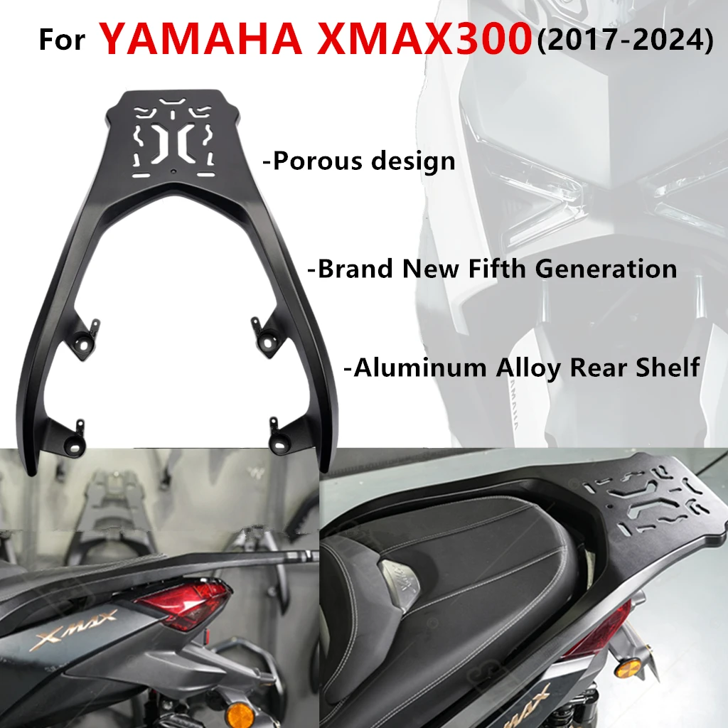 Para yamaha xmax 300 rack de bagagem traseiro-suporte de alumínio ...