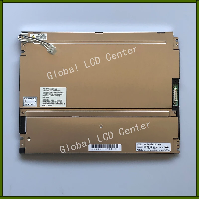 For NEC Original New 10.4 Inch NL6448BC33-54 NL6448BC33-53 NL6448BC33-59 NL6448BC33-46 LCD Screen
