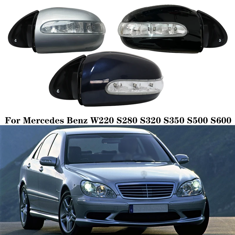 Car-Rear-View-Mirror-Side-Door-Mirror-Assembly-For-Mercedes-Benz-W220 ...