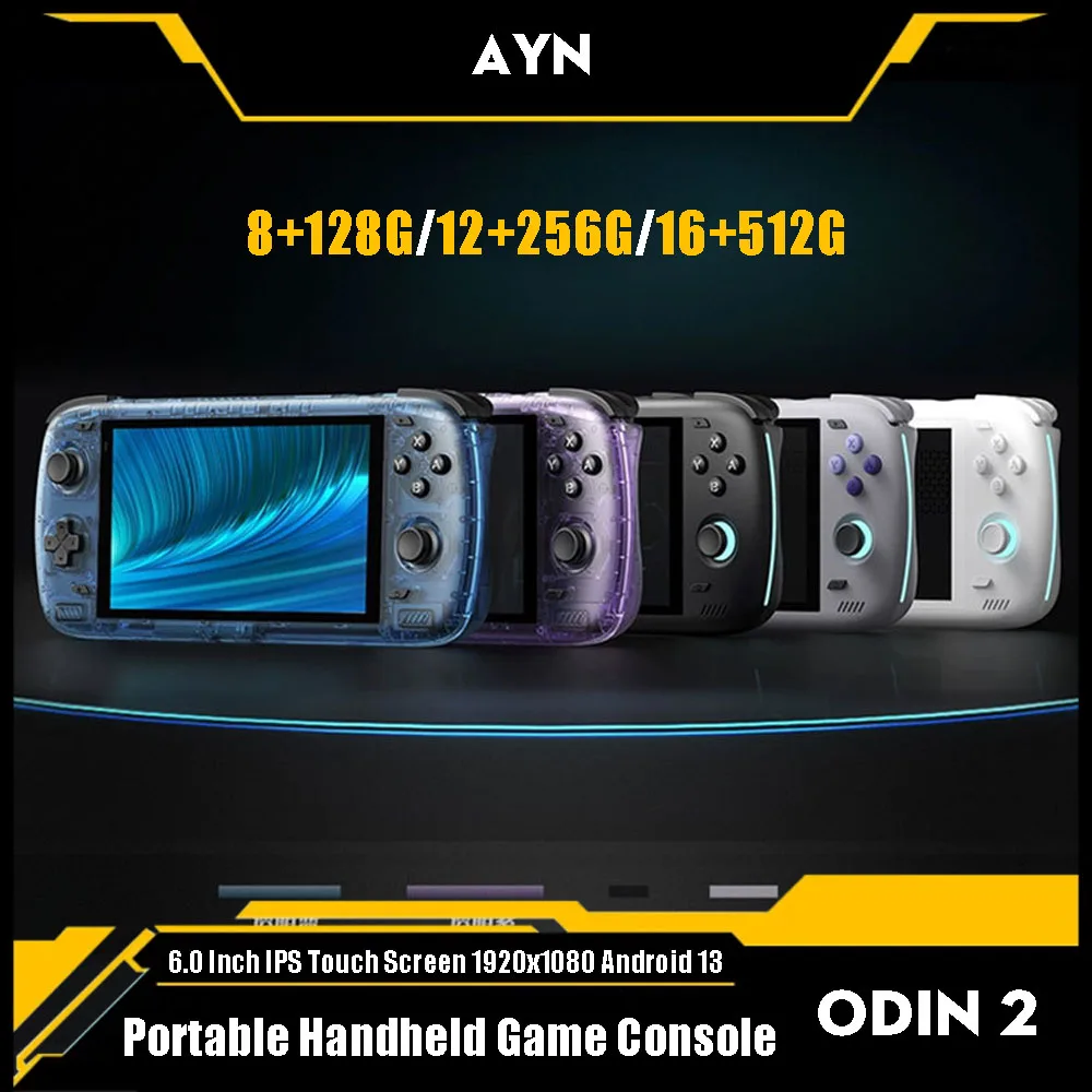 Odin-2-Handheld-Game-Console-Jogador-de-V-deo-Android-13-WiFi-Bluetooth ...