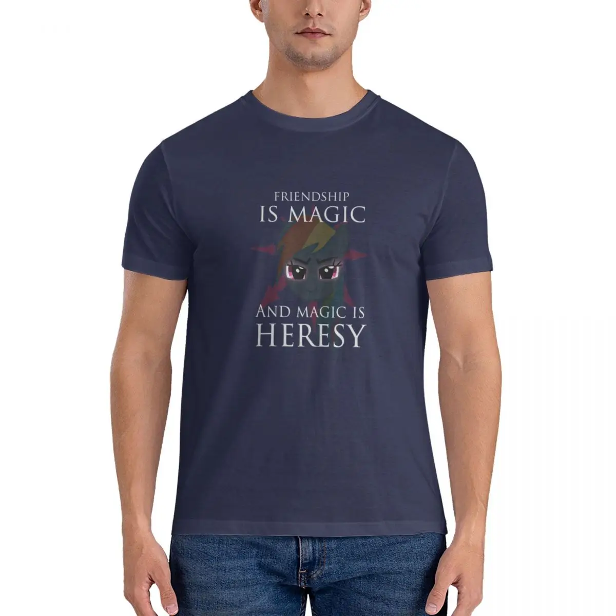 Friendship-is-magic-and-magic-is-HERESY-Essential-T-Shirt-sports-fan-t ...