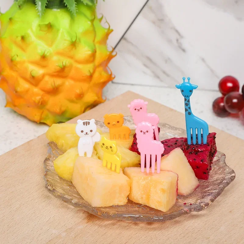 New-Mini-Animal-Cartoon-Food-Picks-Children-Snack-Cake-Dessert-Food ...
