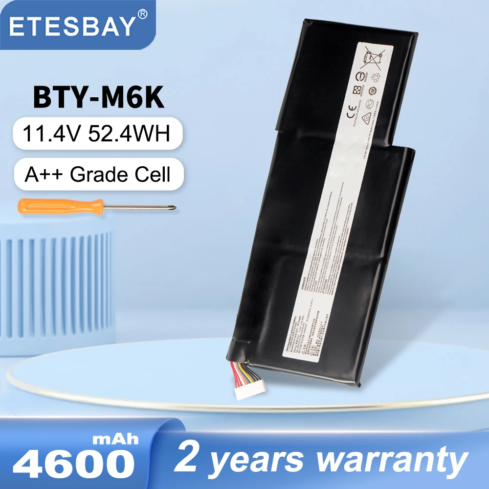 ETESBAY-Bater-a-de-BTY-M6K-para-ordenador-port-til-pila-para-MSI ...