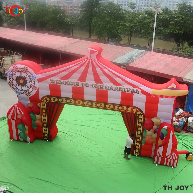 10m-Custom-Outdoor-Activity-Inflatable-Circus-Arch-With-Blower ...
