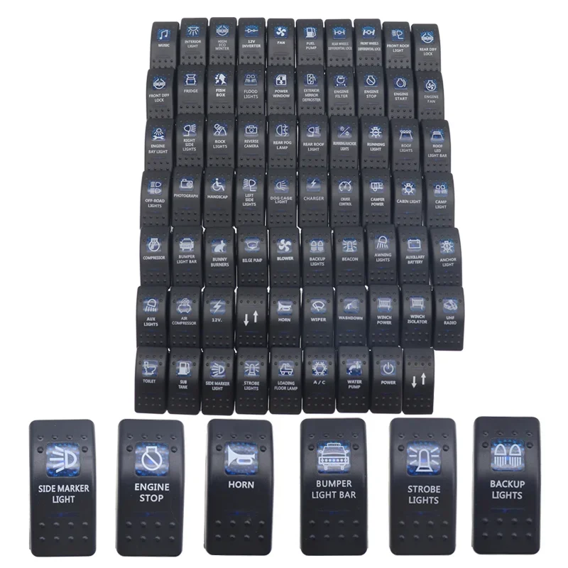 12V-24V-Car-Switch-Boat-Truck-Light-Led-Toggle-Switch-5pin-Waterproof ...