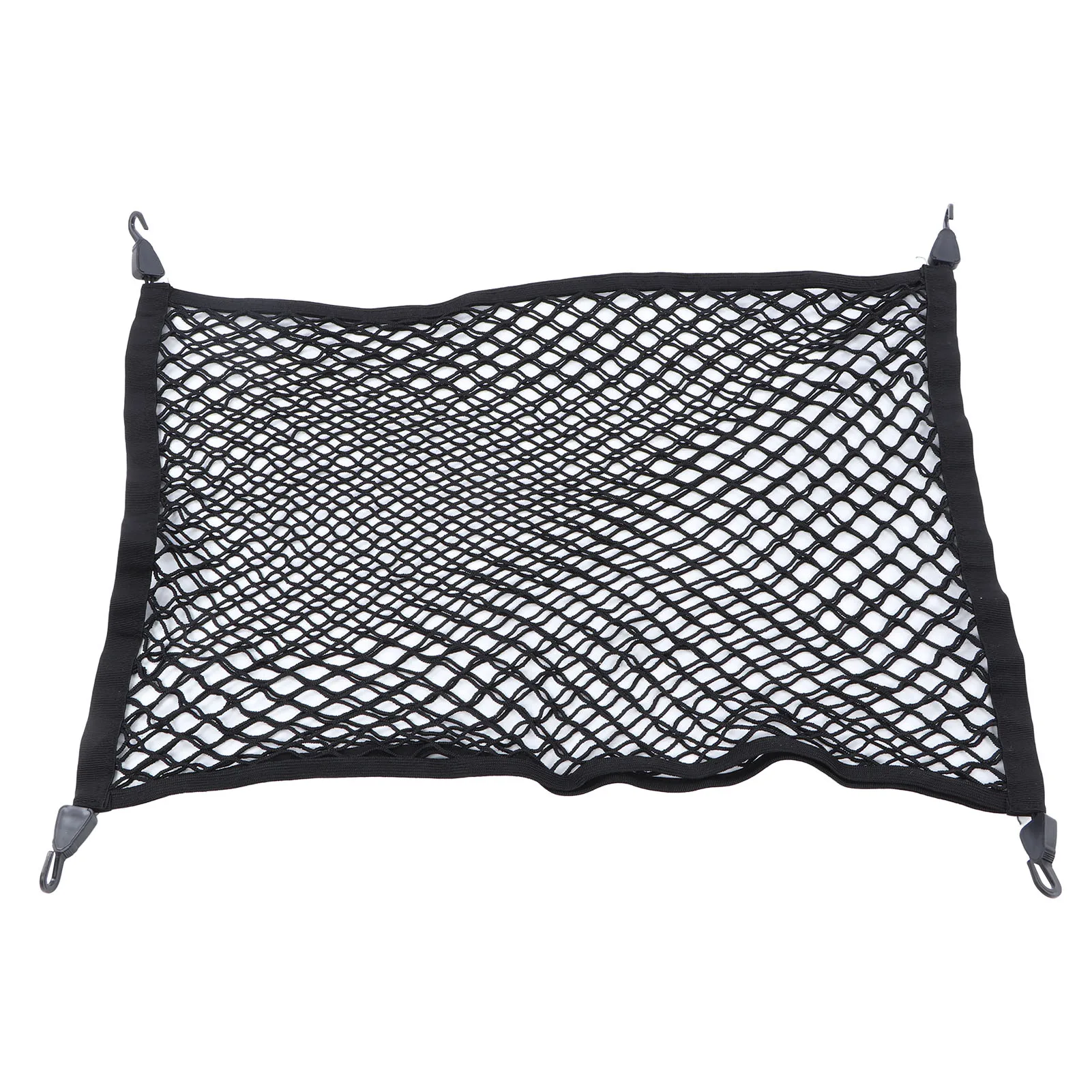 Storage-Elastic-Mesh-Net-Holder-4-Hook-Rear-Trunk-Cargo-Net-Strong-Load ...