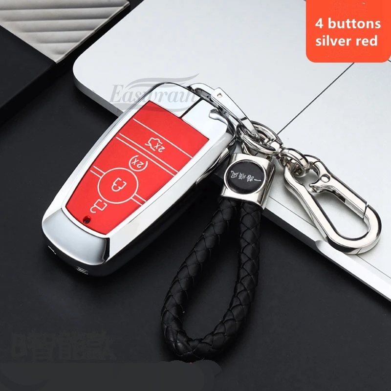 Car Zinc Alloy Keychain Case Holder For Ford Mondeo Explorer Edge ...