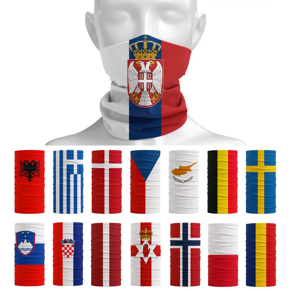 New-European-National-Flag-Bandana-Serbia-Romania-Poland-Latvia-Flag ...