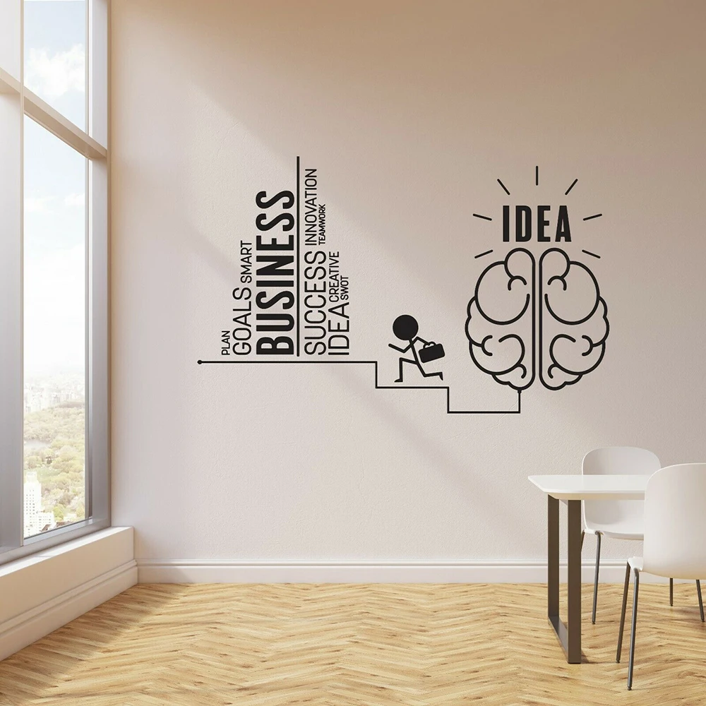 Office-Vinyl-Wall-Decal-Business-Idea-Home-Office-Inspirational-Words ...