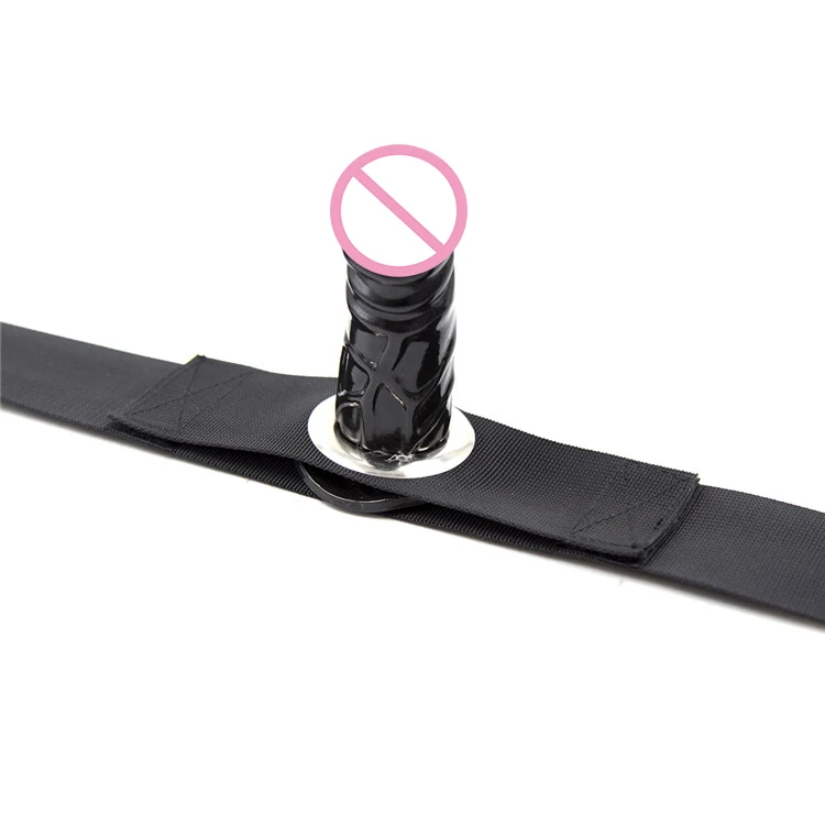 Manyjoy harnais pour pénis gode réaliste ceinture sangle de jambe sur le pénis en Nylon Silicone ...