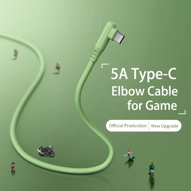 Elbow Cable For Game 5a Fast Charging Usb Type C Cable For Xiaomi Redmi ...