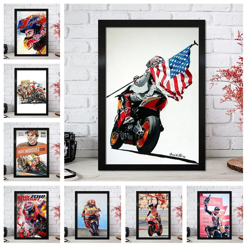 Off-road-Motorcycle-Championship-Poster-Heavy-Locomotive-Race-Art-Home ...