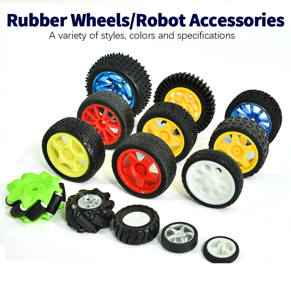 Rueda-de-Robot-Mecanum-ruedas-de-diferentes-colores-para-Motor-Arduino ...