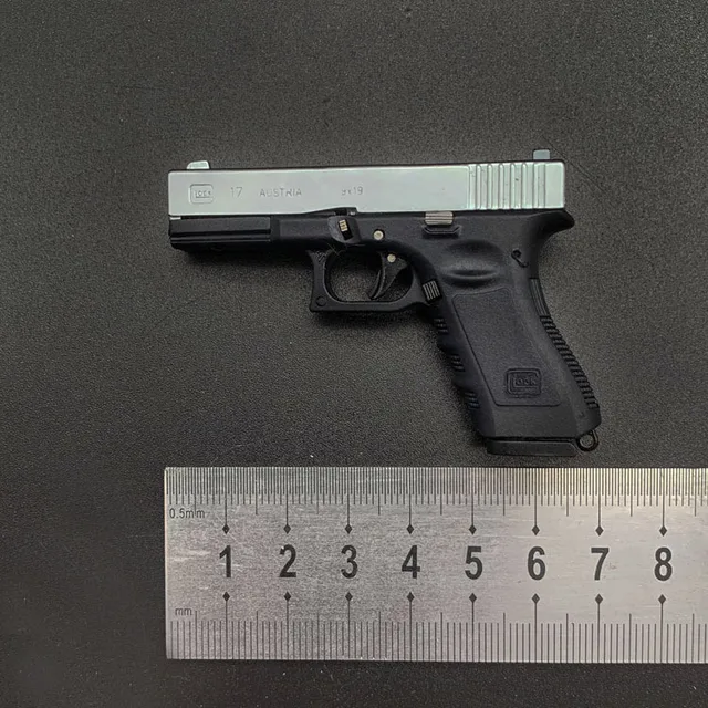 (Golyókkal) Multi Színek Izgul Játék Glock 17 Kulcstartó Mini Fém G17 ...