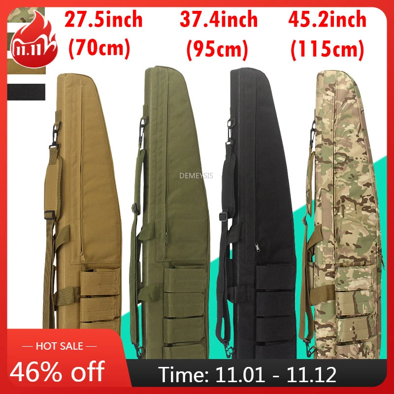70cm / 95cm / 115cm Tactical Gun Storage Bag Outdoor Shooting Hunting ...