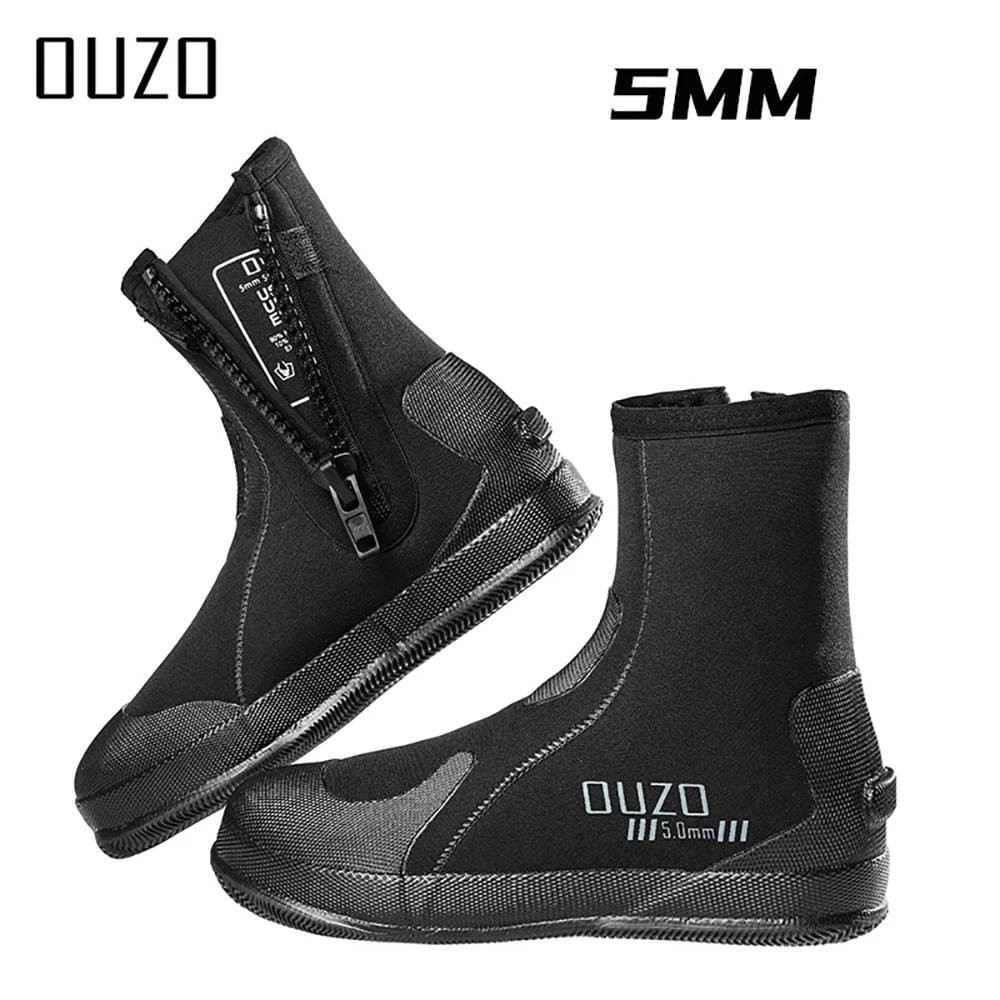 5mm-Neoprene-Diving-Boots-Non-Slip-Sole-Outdoor-Sports-Water-Sports ...