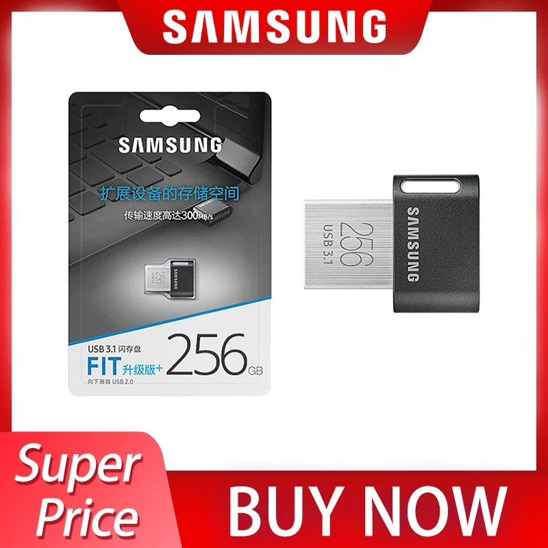 100-Original-USB-3-1-Samsung-FIT-PLUS-USB-Flash-Drive-64GB-128GB-256GB ...