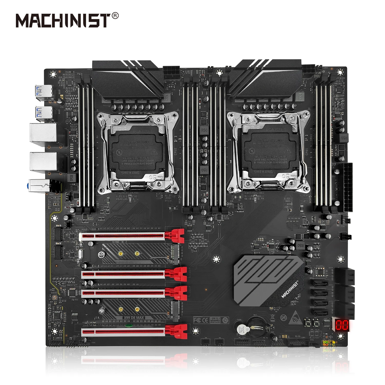 X99 Dual Cpu Computer Motherboard | Dual Processor Motherboard X99 ...